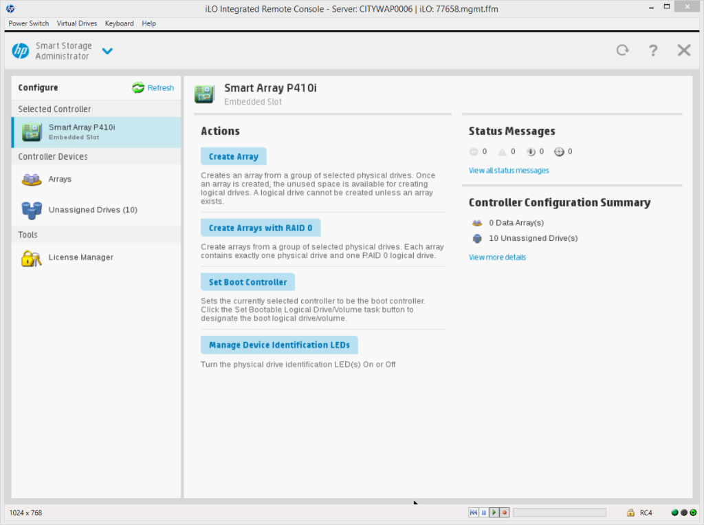 JBOD with HP Smart Array P410i | Techspark